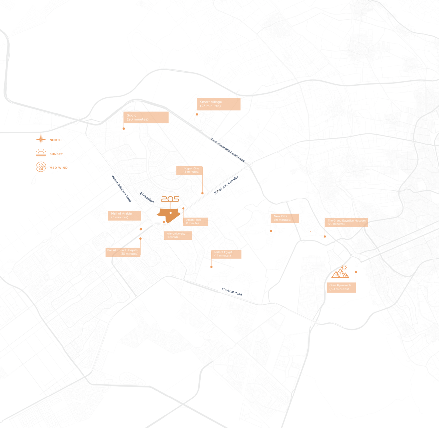 About 205 – An Arkan Palm “City Within a City” in West Cairo
